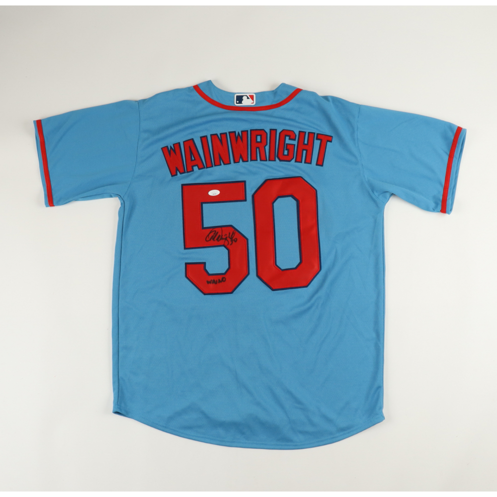 Adam Wainwright Signed Jersey Inscribed "Waino" (JSA) | Pristine Auction