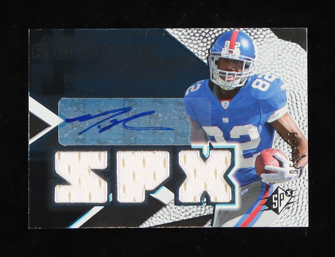 Mario Manningham 2008 SPx #169 Jersey Autograph RC #66/599 | Pristine ...