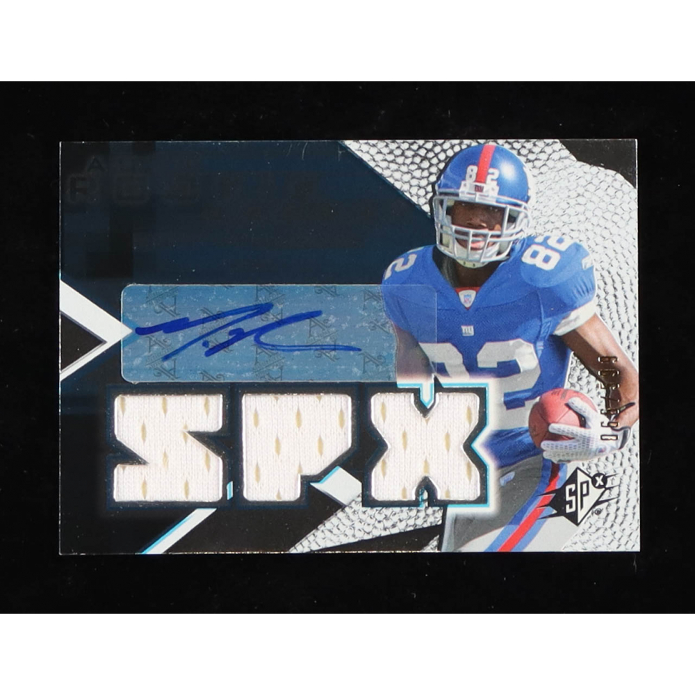 Mario Manningham 2008 SPx #169 Jersey Autograph RC #66/599 | Pristine ...