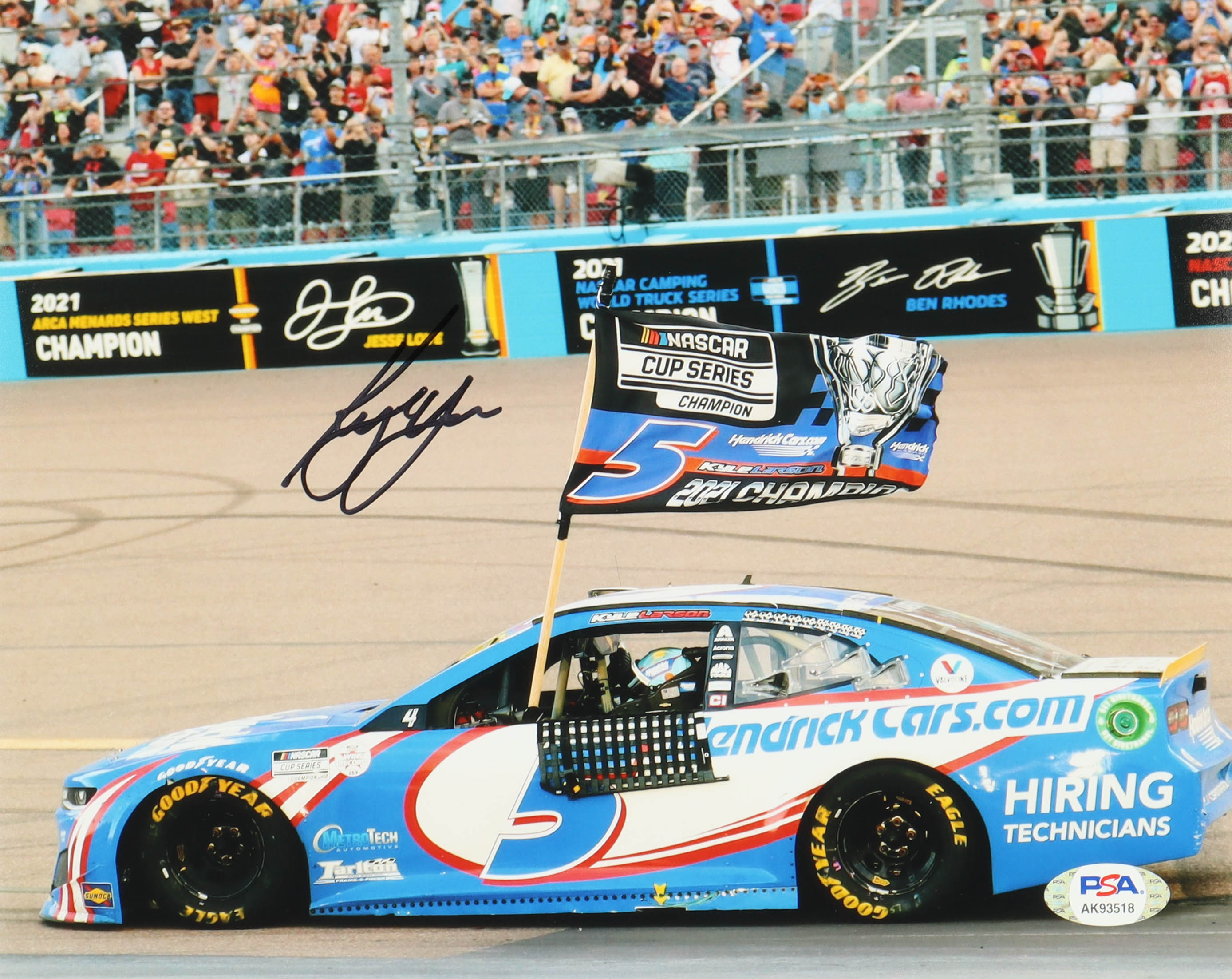 Kyle Larson Signed NASCAR 8x10 Photo (PSA) | Pristine Auction