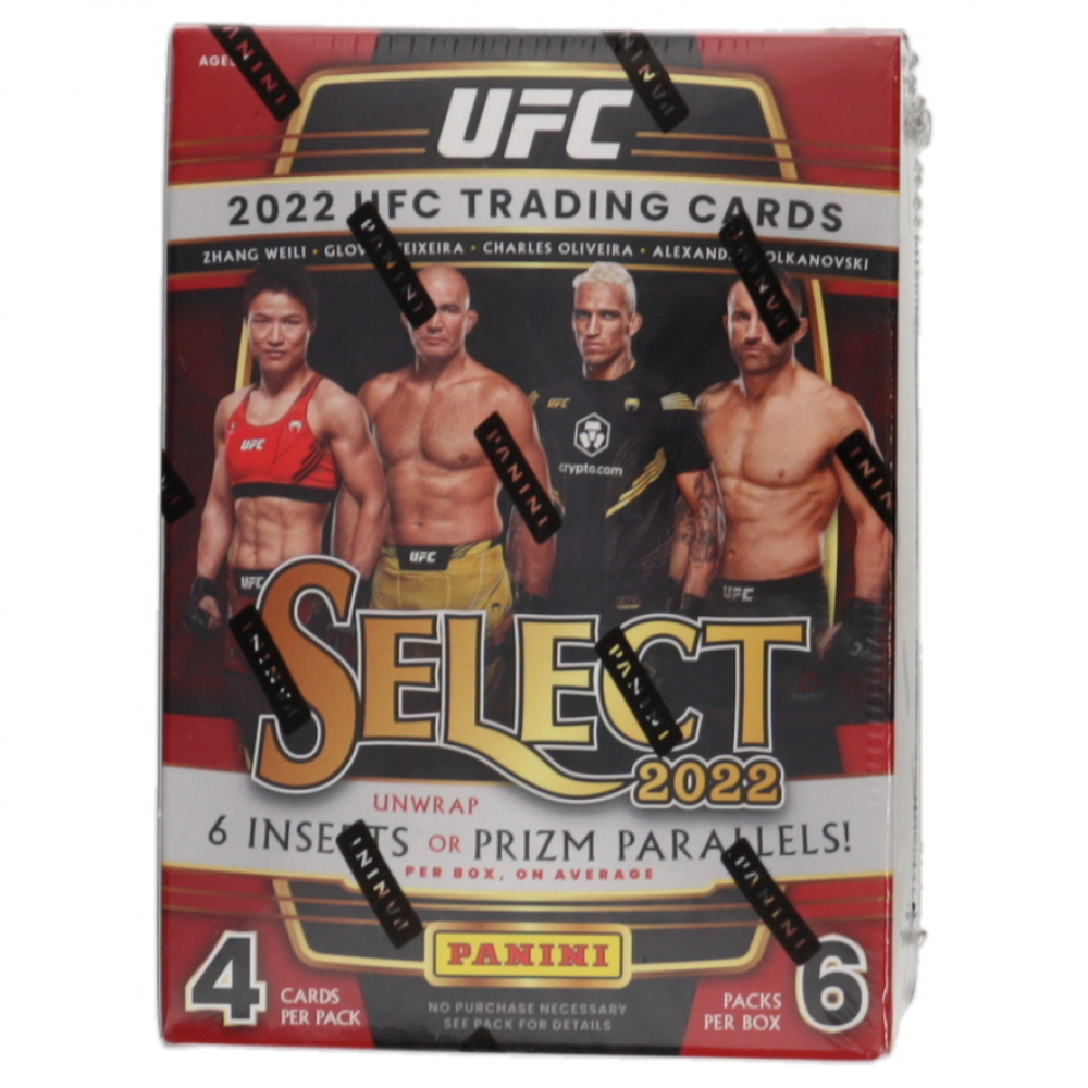 2022 Panini Select UFC Blaster Box with (6) Packs | Pristine Auction