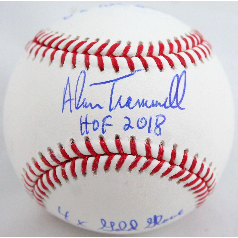 Alan Trammell Signed OML Baseball with Multiple Inscriptions (Beckett ...