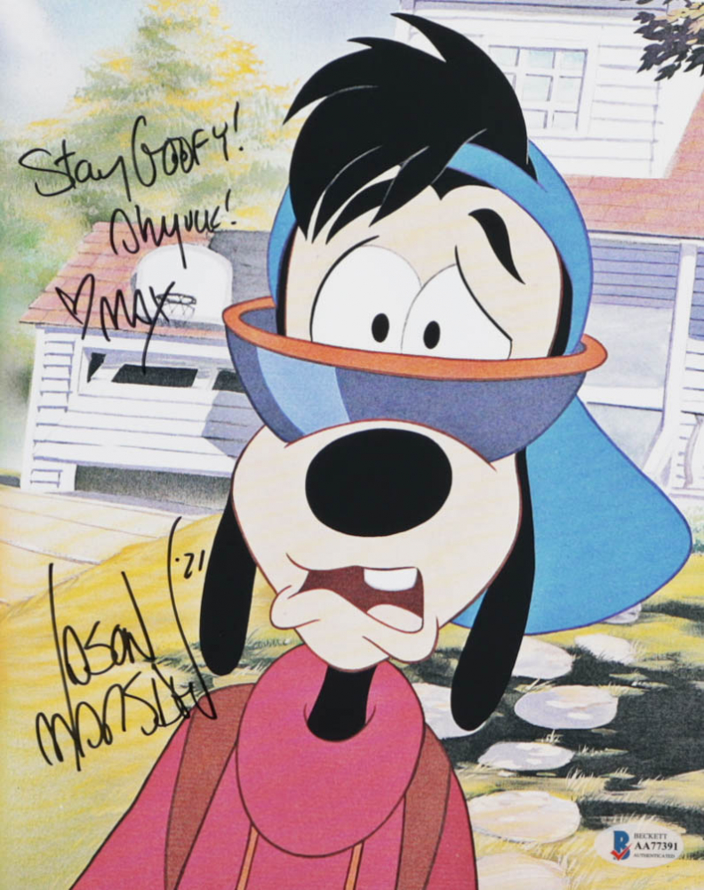 Jason Marsden Signed "A Goofy Movie" 8x10 Photo Inscribed "Stay Goofy ...