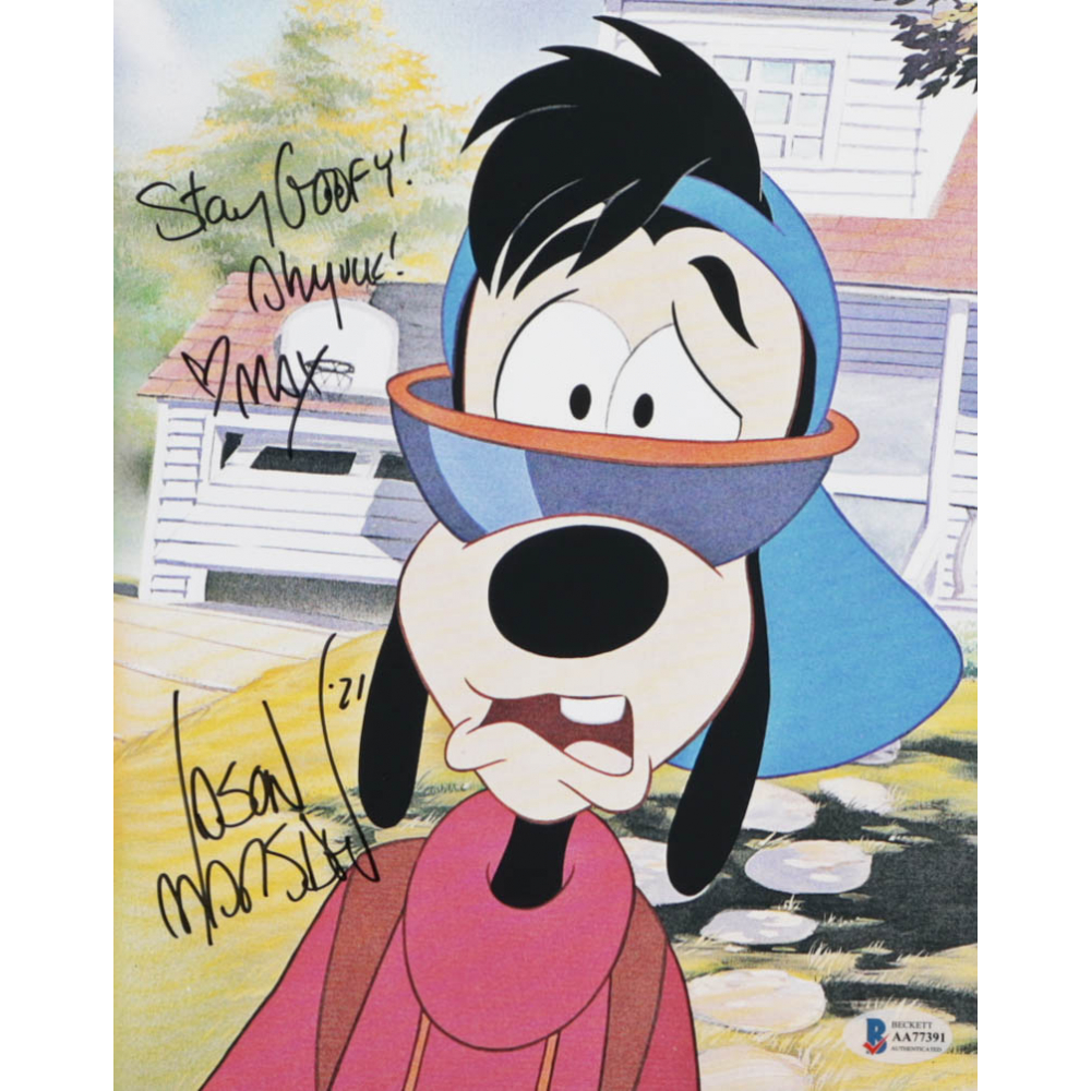 Jason Marsden Signed "A Goofy Movie" 8x10 Photo Inscribed "Stay Goofy ...