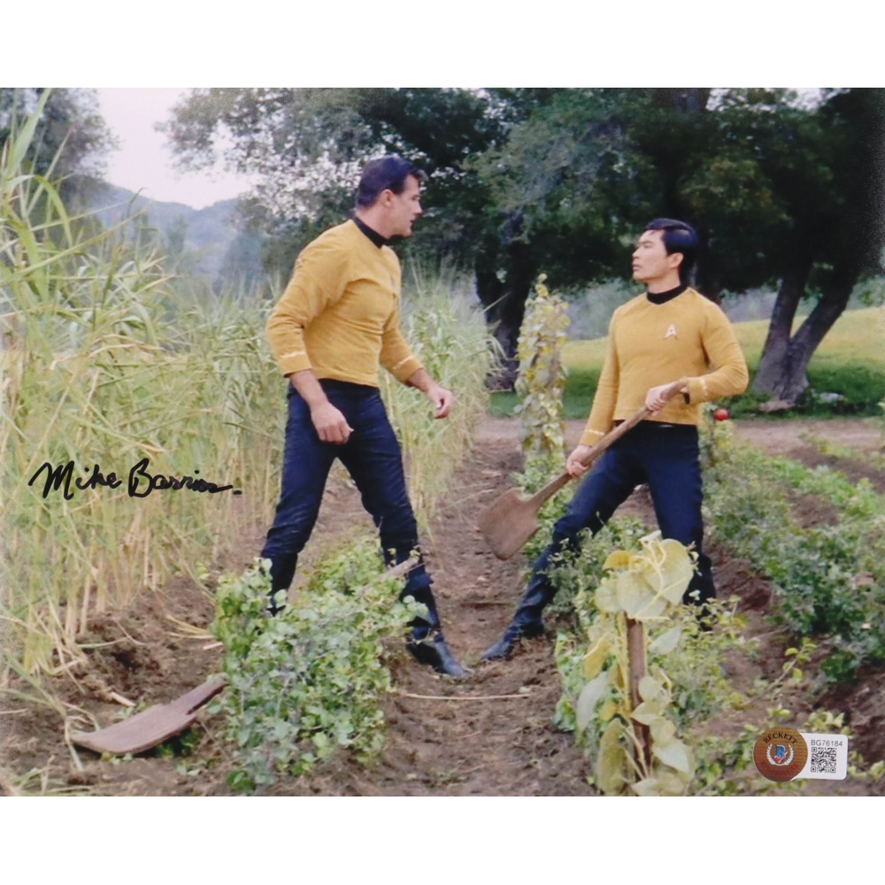 Mike Barrier Signed "Star Trek" 8x10 Photo (Beckett) | Pristine Auction