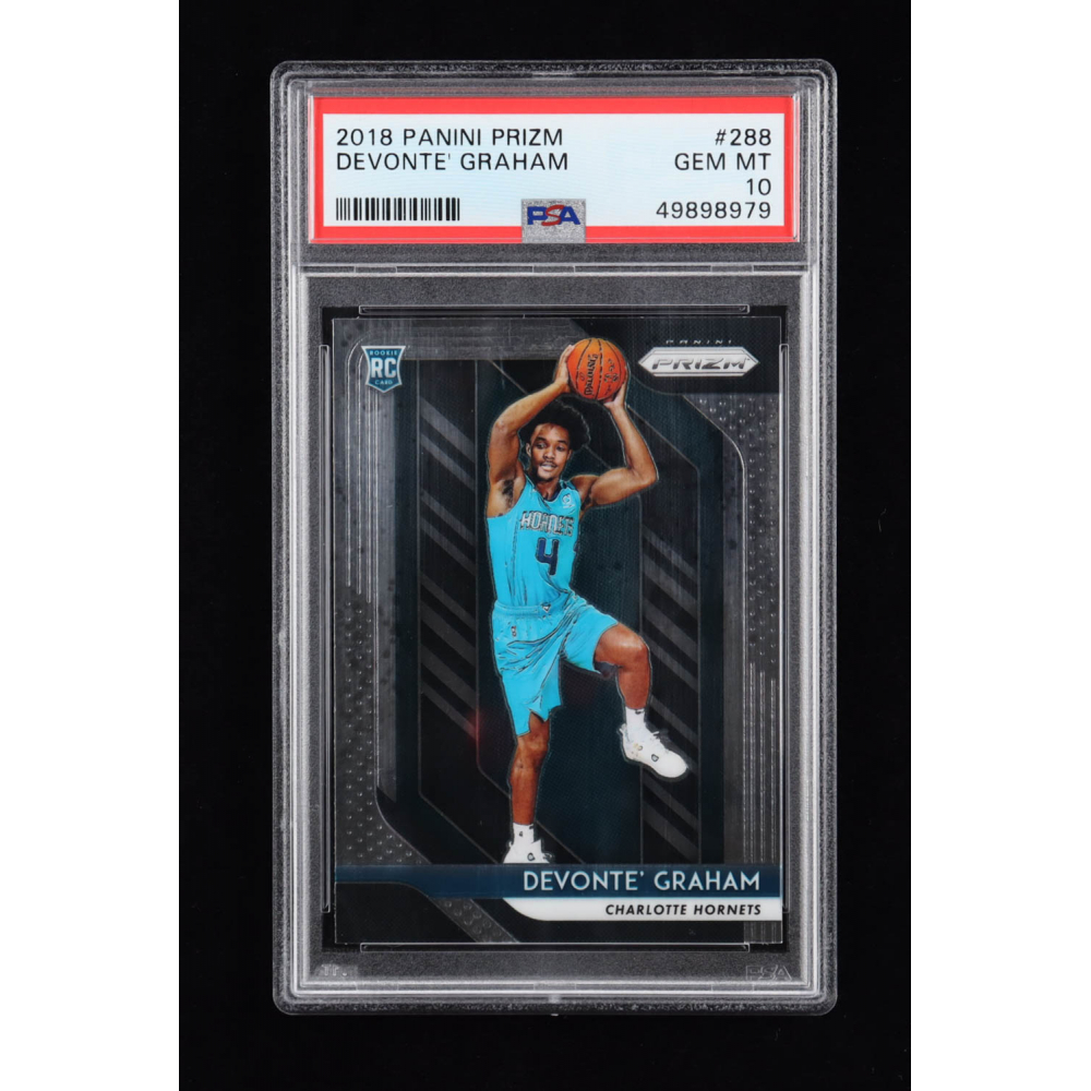 Devonte' Graham 2018-19 Panini Prizm #288 RC (PSA 10) | Pristine Auction