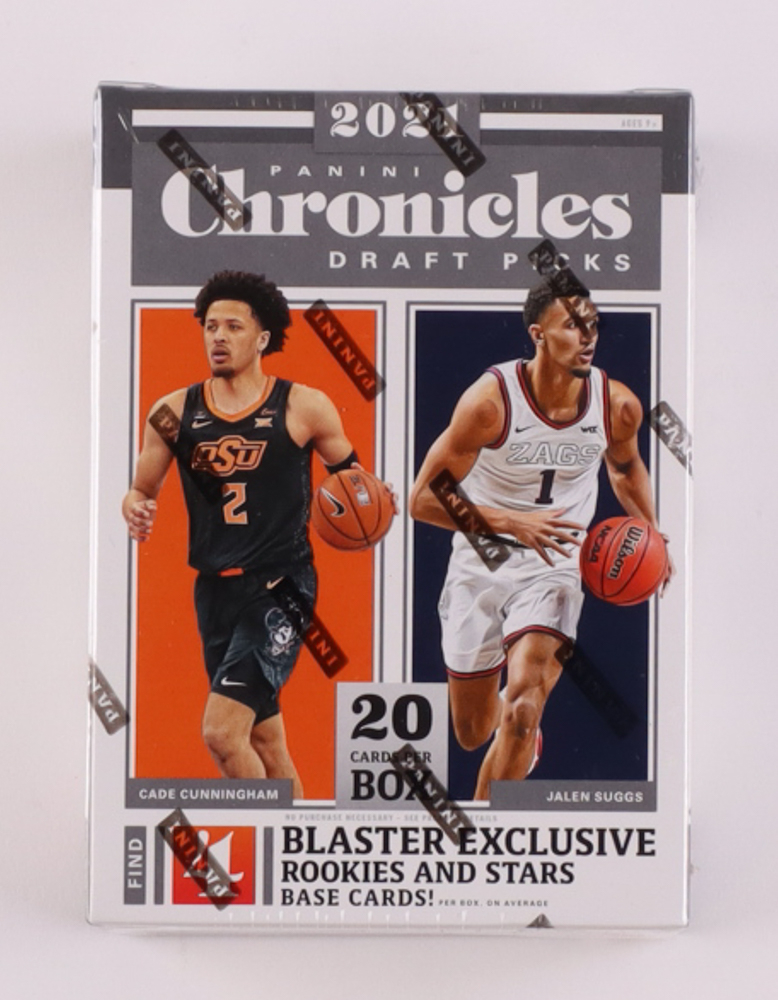 2021-22 Panini Chronicles Draft Picks Basketball Blaster Box with (4) Packs | Pristine Auction