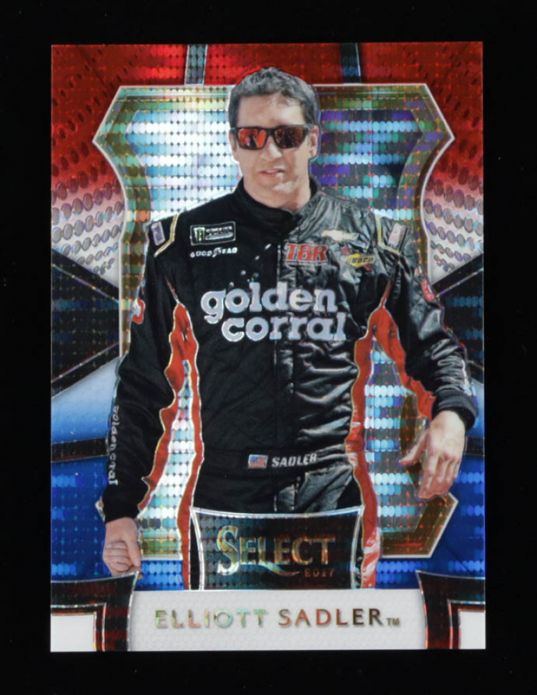 Elliott Sadler 2017 Select Prizms Red White and Blue Pulsar #88 #100/ ...