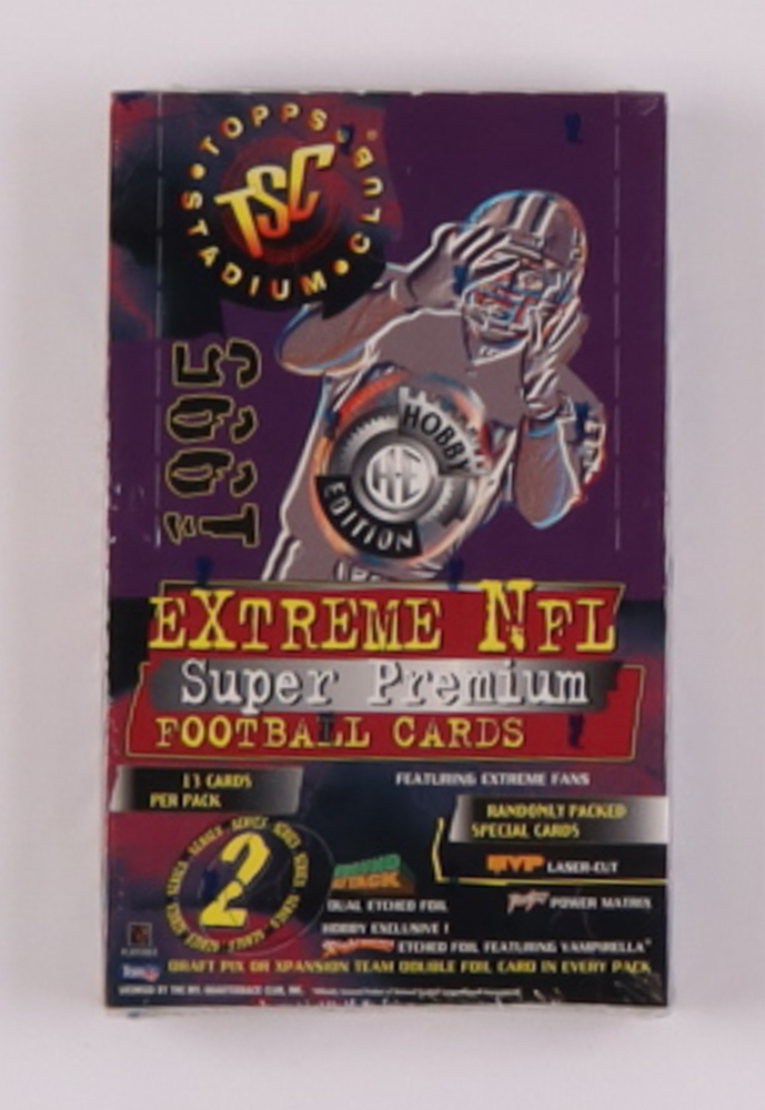 1995 Topps Stadium Club Series 2 Football Hobby Box with (24) Packs ...