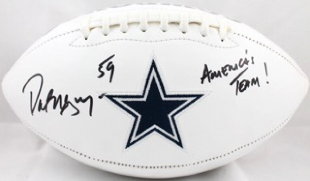 Dat Nguyen Signed Cowboys Logo Football Inscribed "America's Team ...