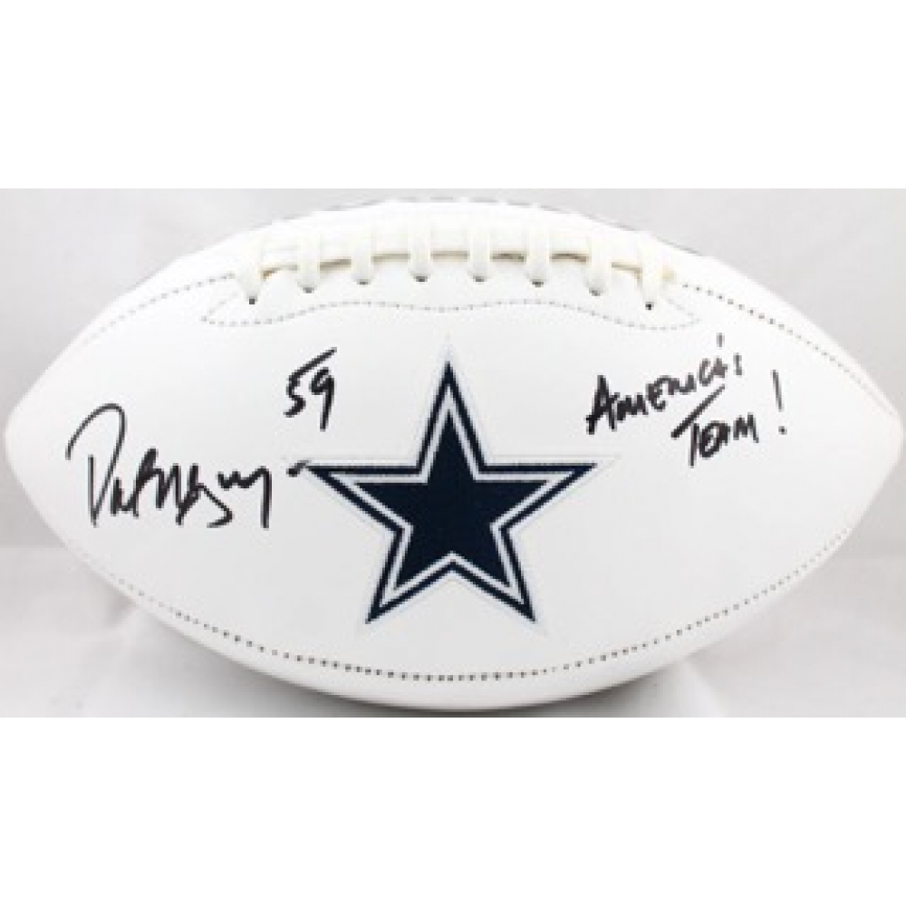 Dat Nguyen Signed Cowboys Logo Football Inscribed "America's Team ...