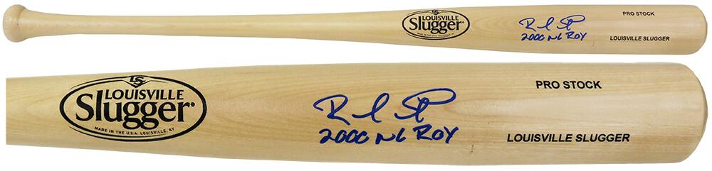 Rafael Furcal Signed Baseball Bat Inscribed "2000 NL ROY" (Schwartz ...
