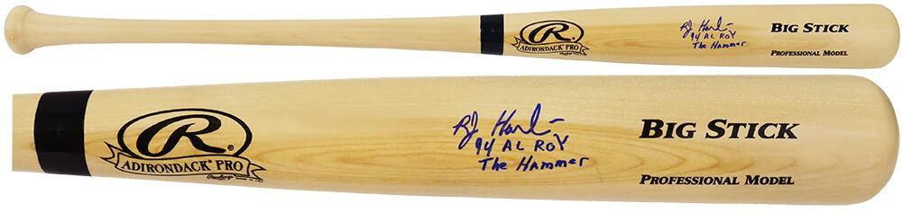 Bob Hamelin Signed Rawlings Big Stick Baseball Bat Inscribed "94 AL ROY ...