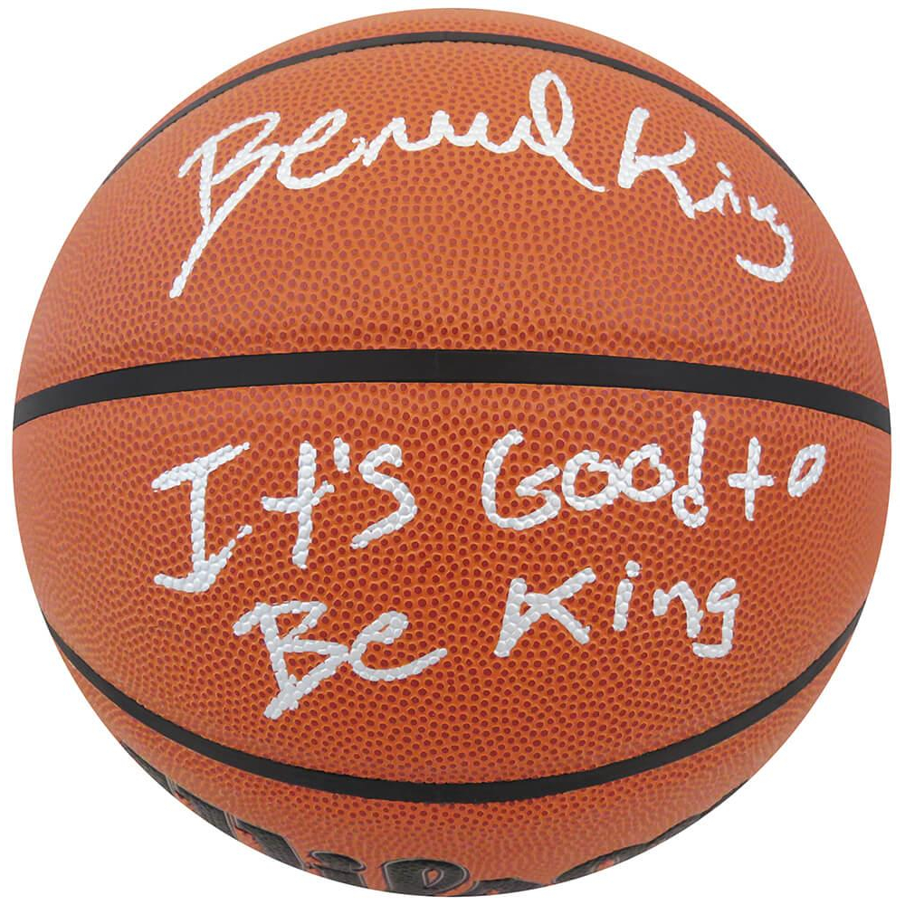 Bernard King Signed NBA Basketball Inscribed "It's Good To Be King" (Schwartz) | Pristine Auction