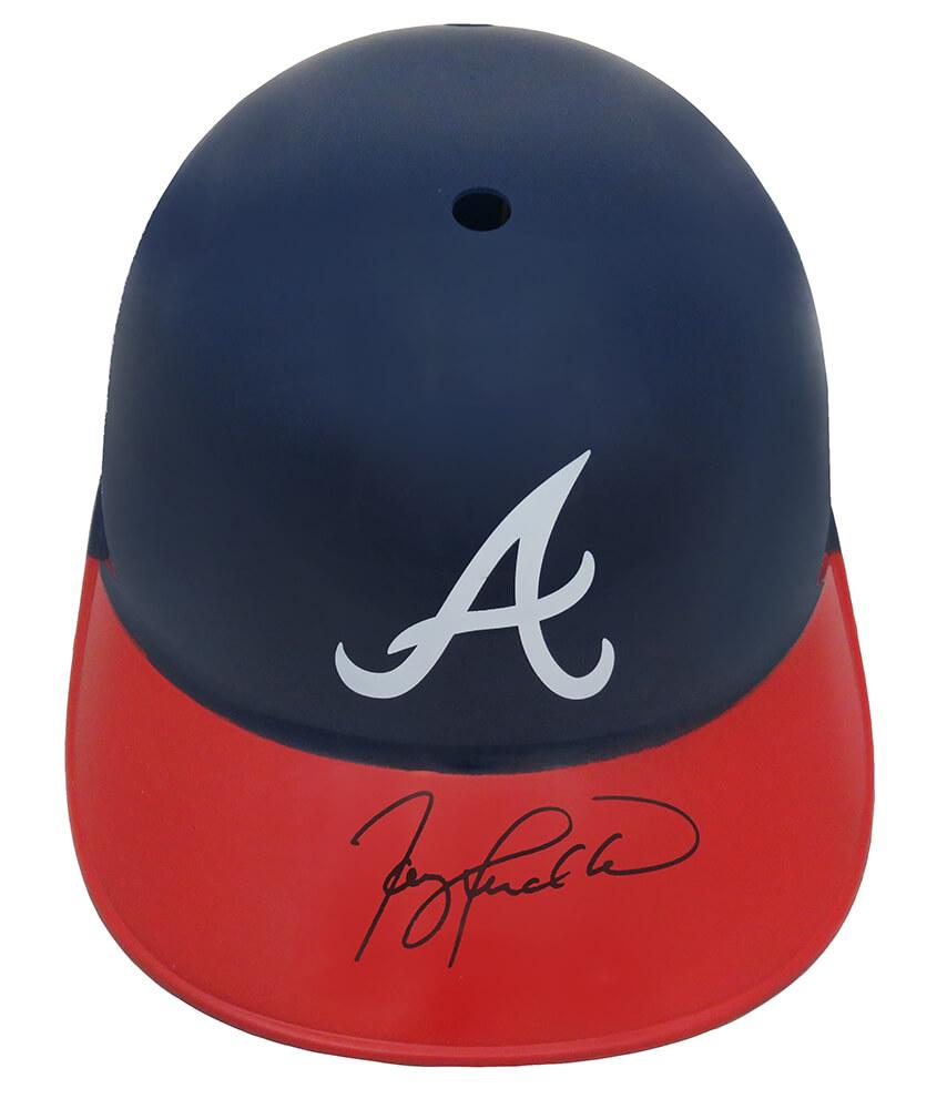Terry Pendleton Signed Braves Full-Size Batting Helmet (Schwartz ...