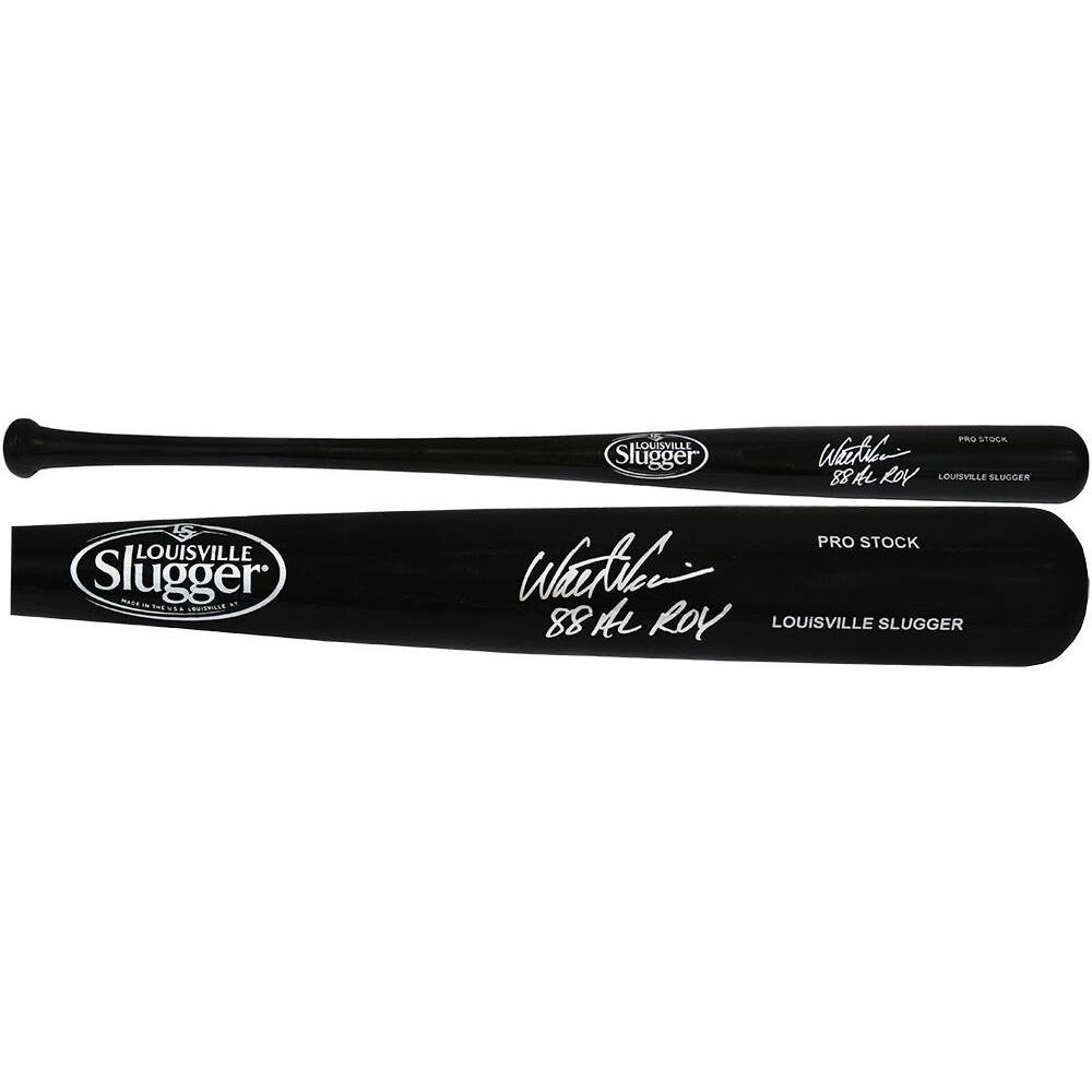 Walt Weiss Signed Louisville Slugger Pro Stock Baseball Bat Inscribed ...