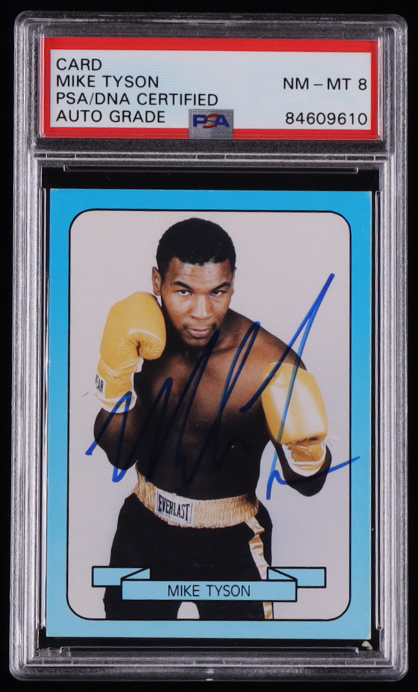 Mike Tyson Signed 1990 Living Legends Blue #18 (PSA) | Pristine Auction