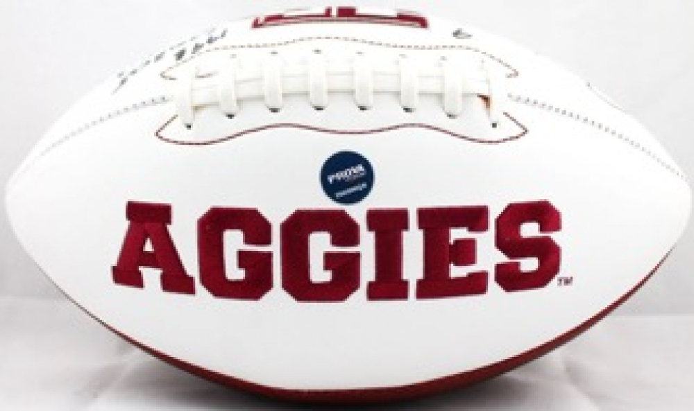 Dat Nguyen Signed Texas A&M Aggies Logo Football Inscribed "1998 ...