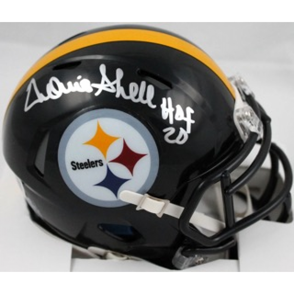 Donnie Shell Signed Steelers Speed Mini Helmet Inscribed "HOF 20 ...