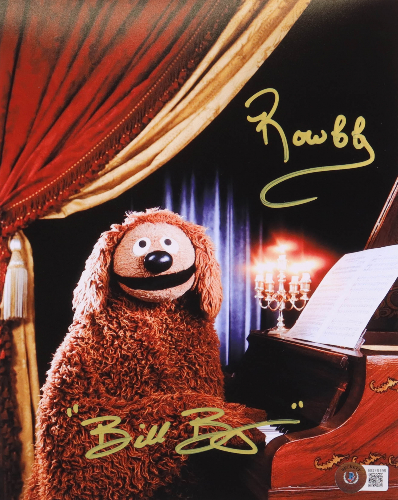 Bill Barretta Signed "The Muppet Show" 8x10 Photo Inscribed "Rowlf ...