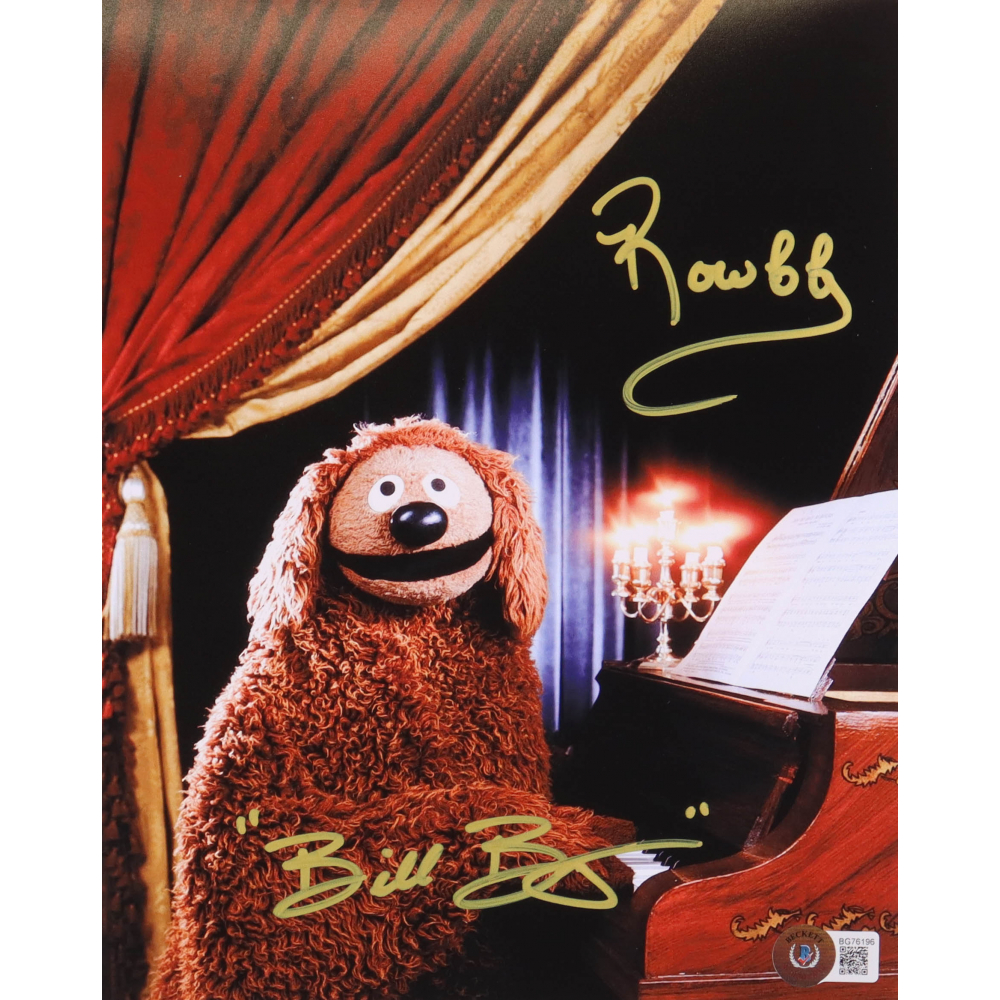 Bill Barretta Signed "The Muppet Show" 8x10 Photo Inscribed "Rowlf ...