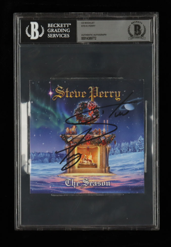 Steve Perry Signed "The Season" CD Album Booklet (BGS) | Pristine Auction