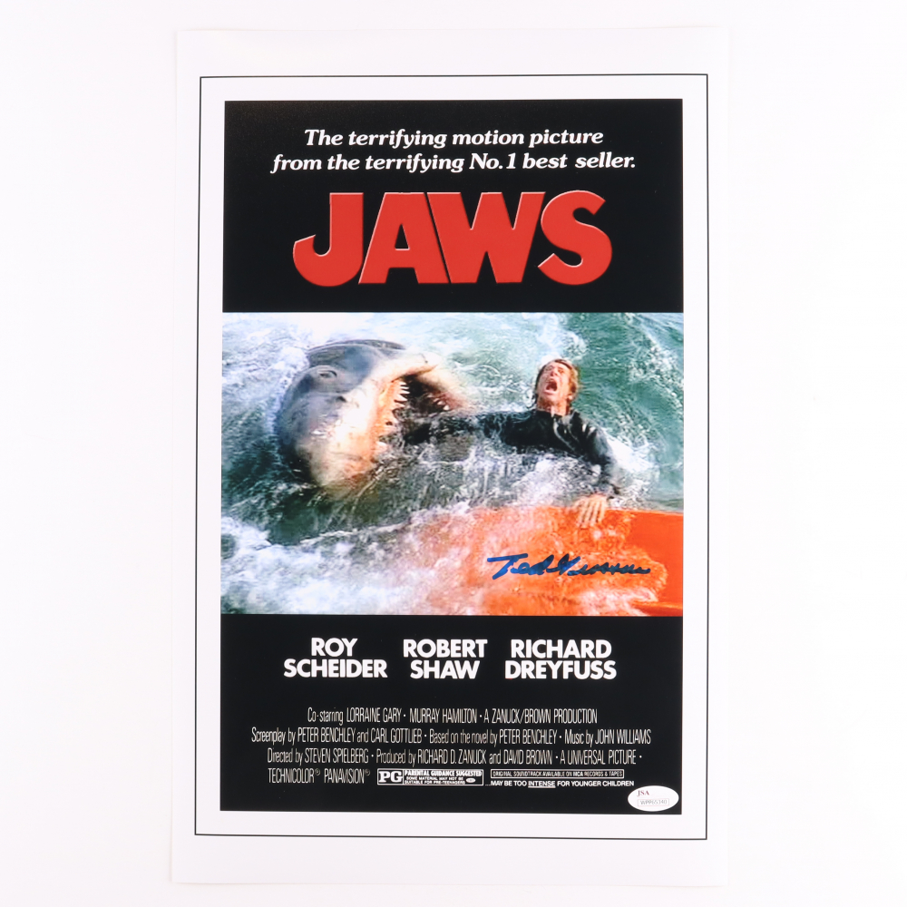 Ted Grossman Signed "Jaws" 11x17 Photo (JSA) | Pristine Auction