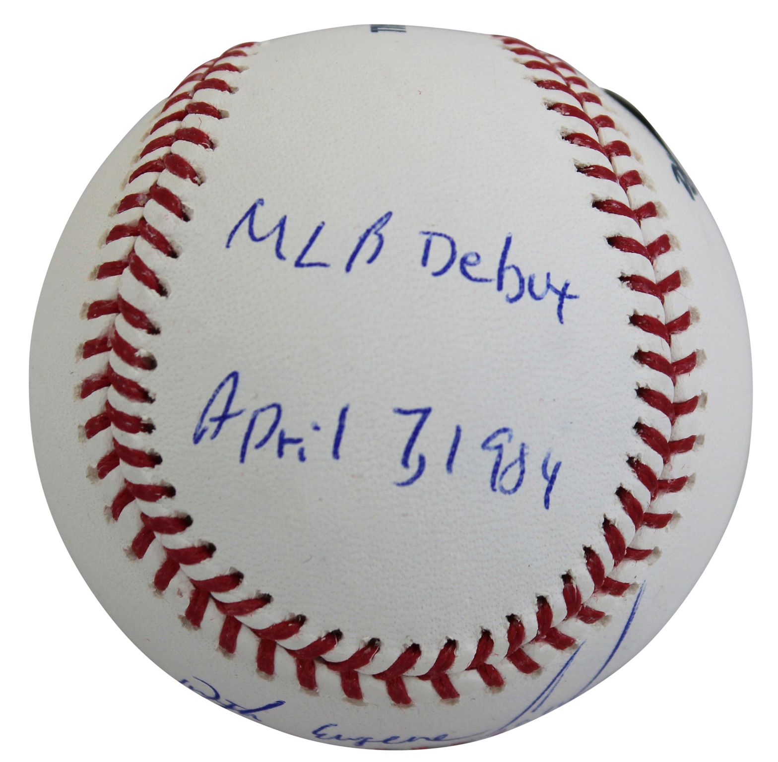 Dwight "Doc" Gooden Signed OML Baseball Inscribed "MLB Debut April 7th ...