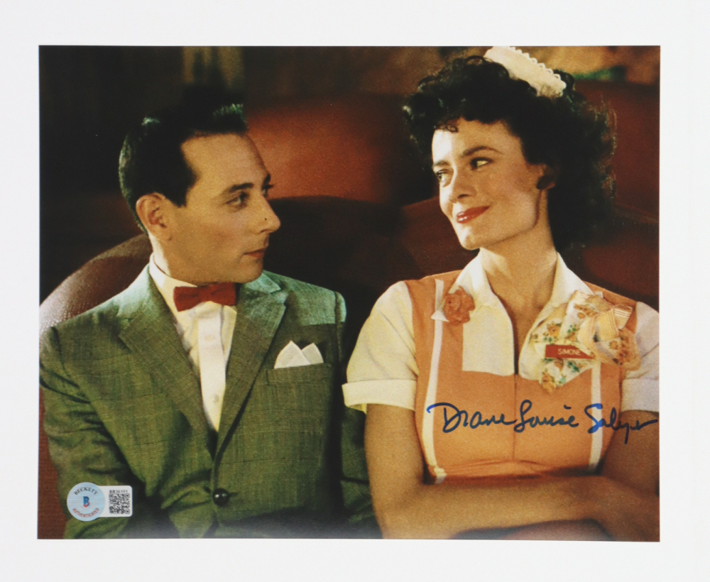 Diane Salinger Signed "Pee-wee's Big Adventure" 8x10 Photo (Beckett ...