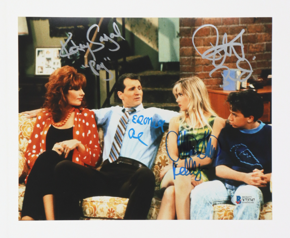 Ed O'Neill, Christina Applegate, David Faustino & Katey Sagal Signed ...