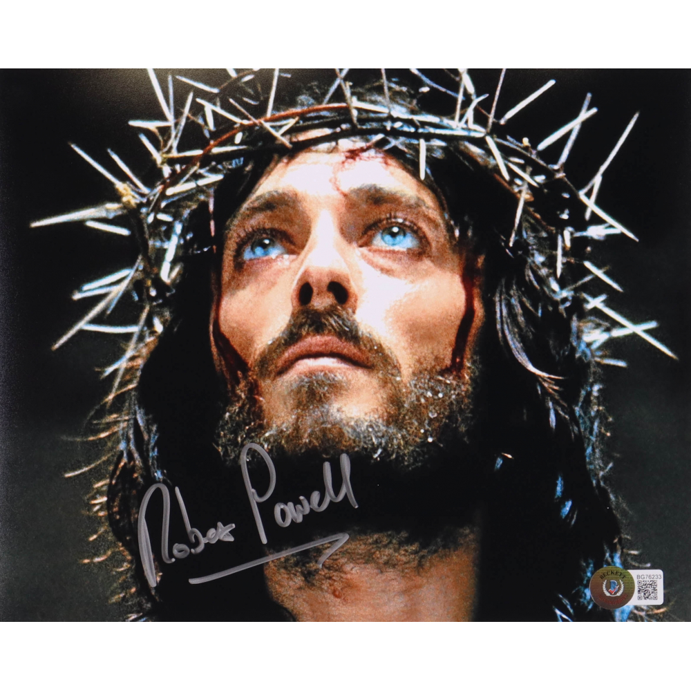 Robert Powell Signed "Jesus of Nazareth" 8x10 Photo (Beckett ...