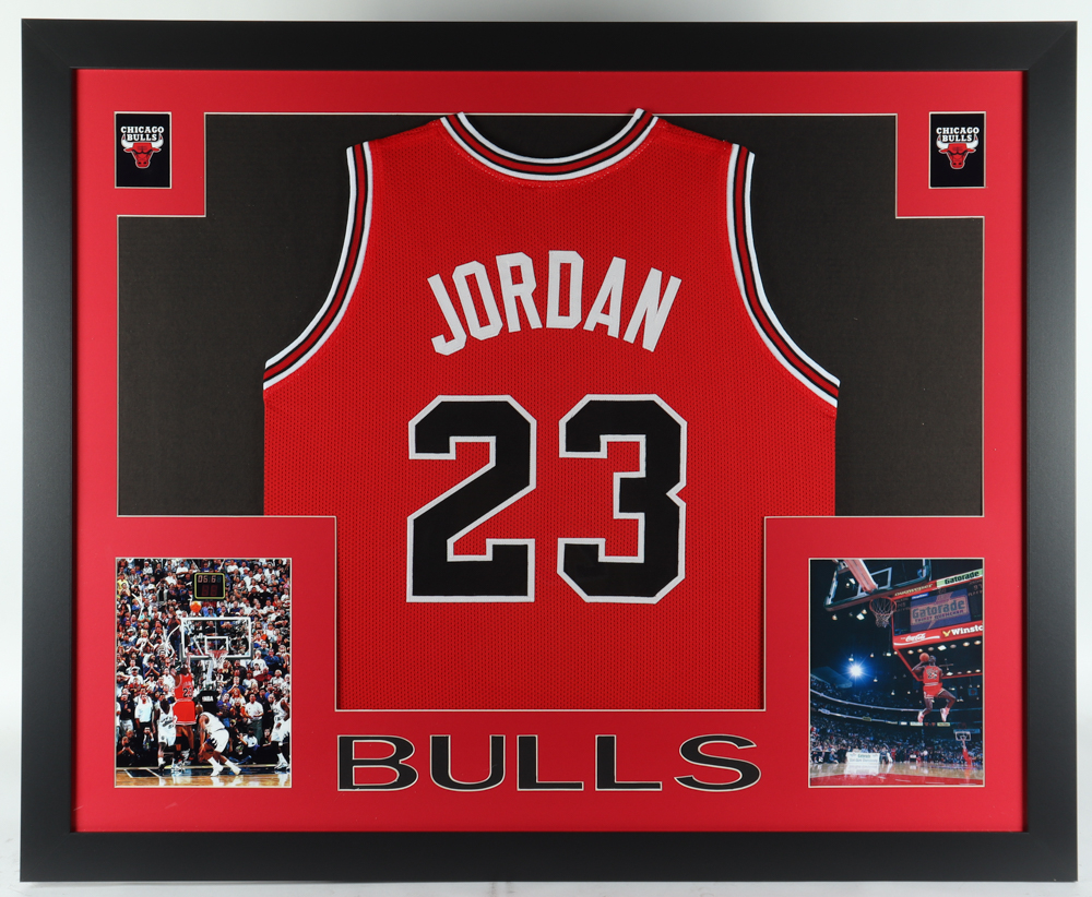 Michael Jordan Custom Framed Jersey Display | Pristine Auction