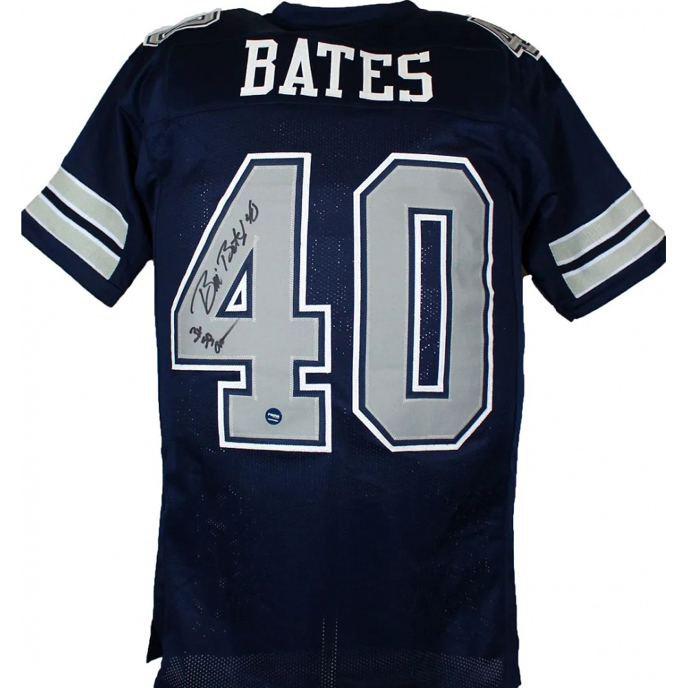 Bill Bates Signed Jersey Inscribed "3x SB Champs" (Prova) | Pristine ...