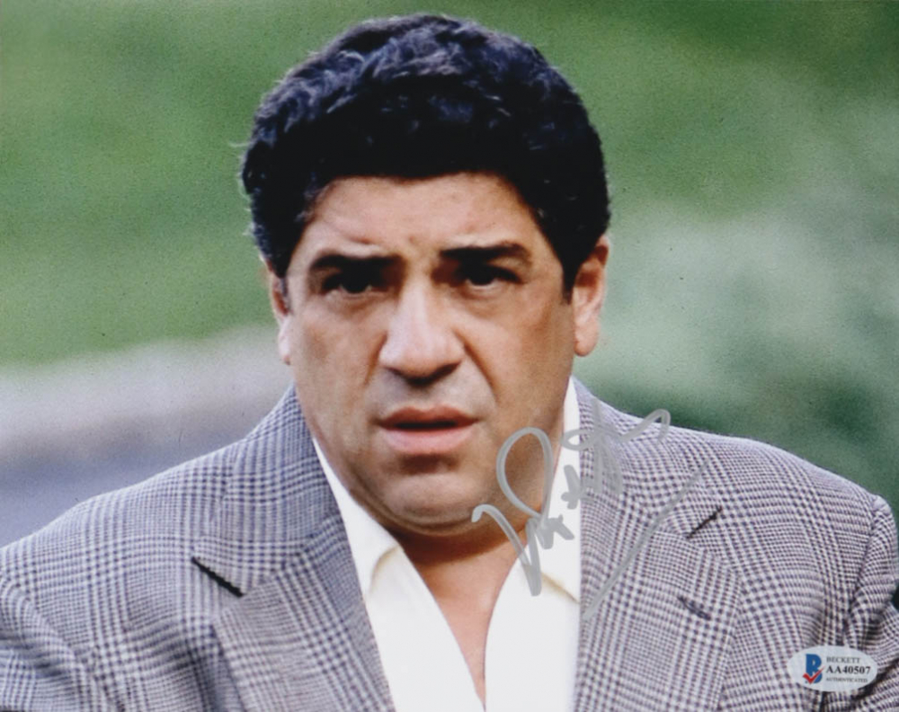 Vincent Pastore Signed "The Sopranos" 8x10 Photo (Beckett) | Pristine ...