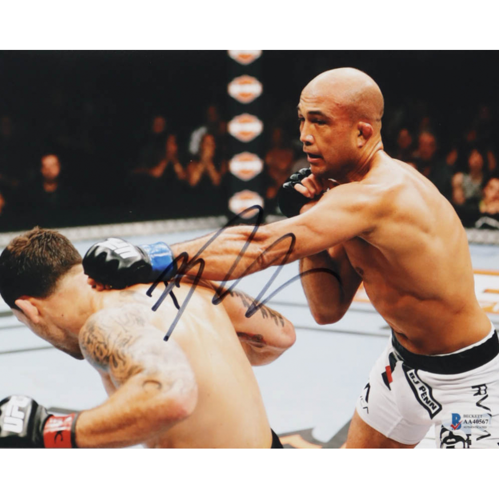 Jay Dee "B.J." Penn Signed 8x10 Photo (Beckett) | Pristine Auction