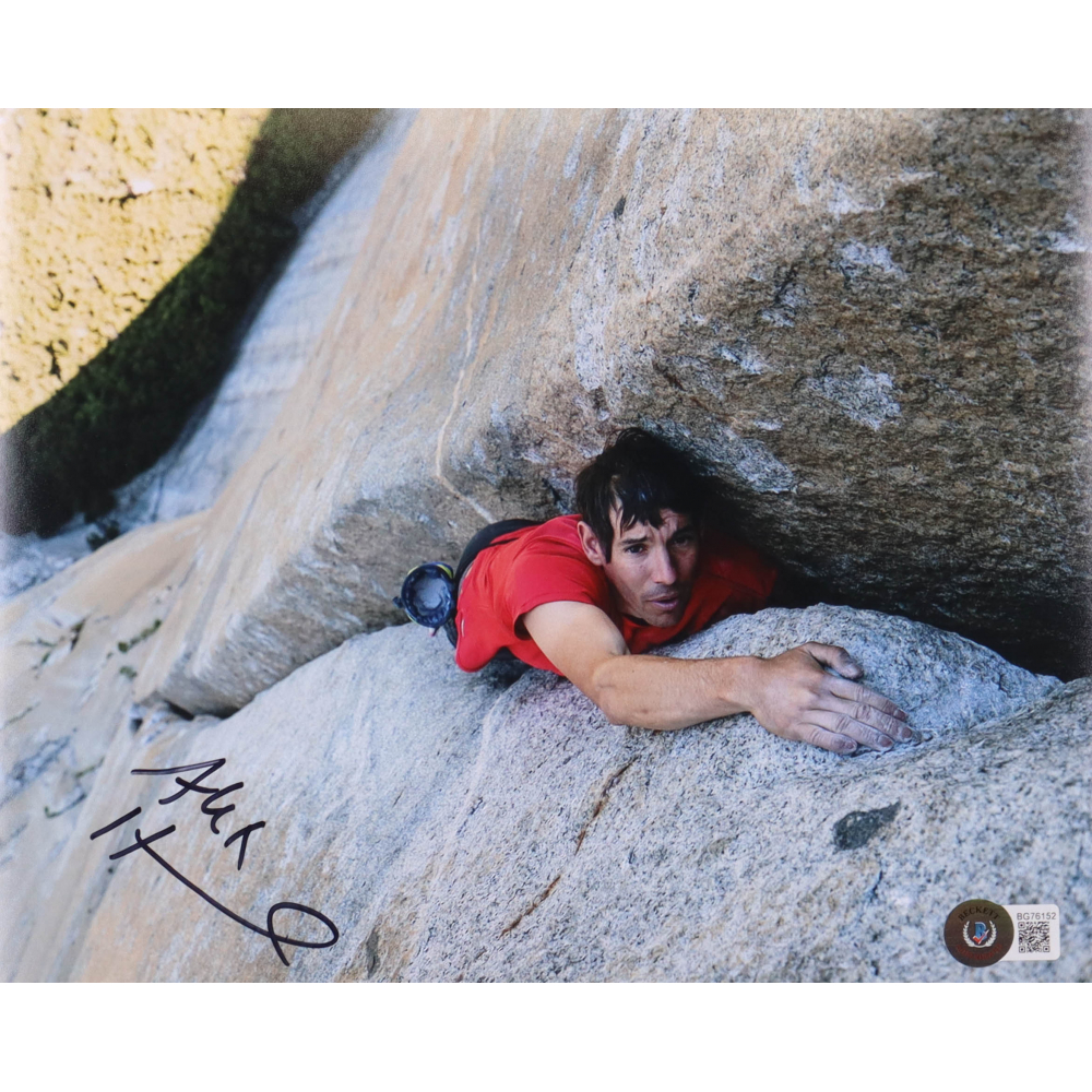 Alex Honnold Signed "Free Solo" 8x10 Photo (Beckett) | Pristine Auction