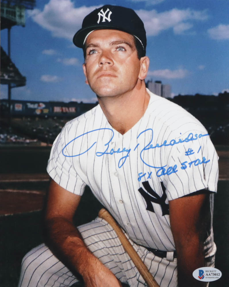 Bobby Richardson Signed Yankees 8x10 Photo Inscribed "8x All Star ...
