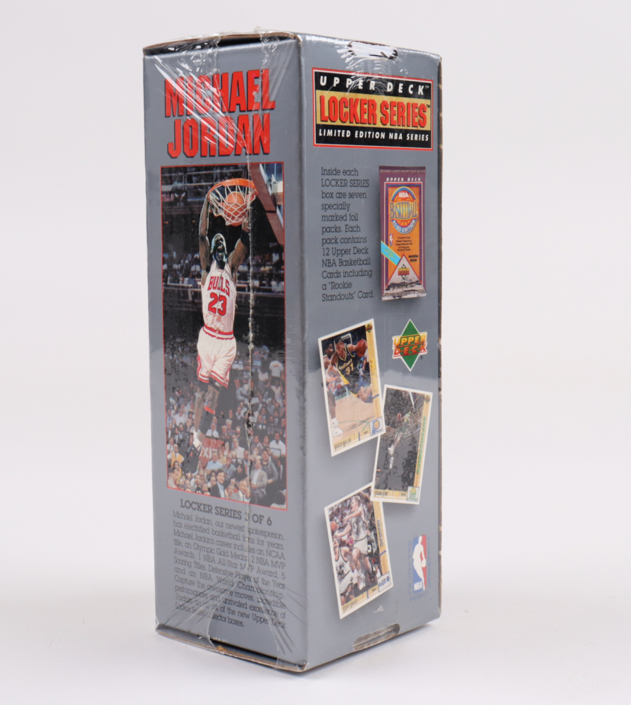 1991 Upper Deck NBA Michael Jordan Locker Series 3 Box with (7) Packs ...