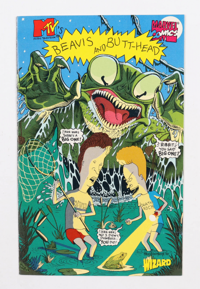 1994 "MTV's Beavis And Butt-Head" Marvel/Wizard Mini-Comic Book ...