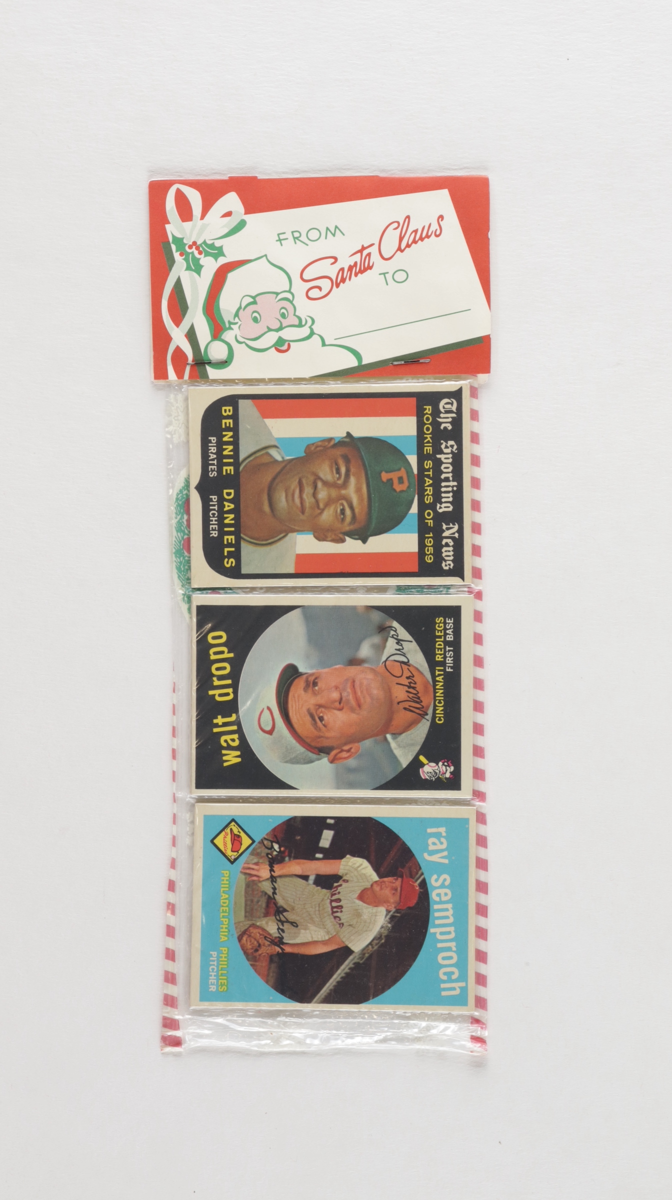 1959 Topps Baseball Christmas Rack Pack with (12) Cards | Pristine Auction