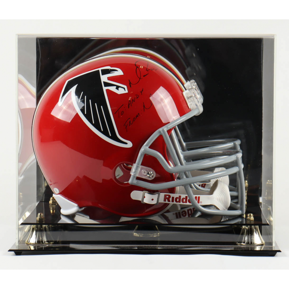 Matt Ryan Signed Falcons Full-Size Throwback Helmet Inscribed "From ...