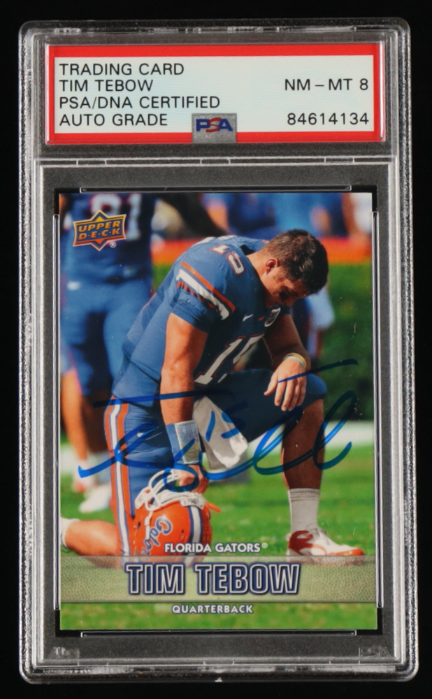 Tim Tebow Signed 2012 Upper Deck #TT5 (PSA) | Pristine Auction