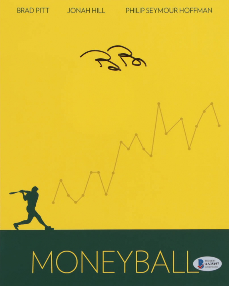 Billy Beane Signed "Moneyball" 8x10 Photo (Beckett) | Pristine Auction