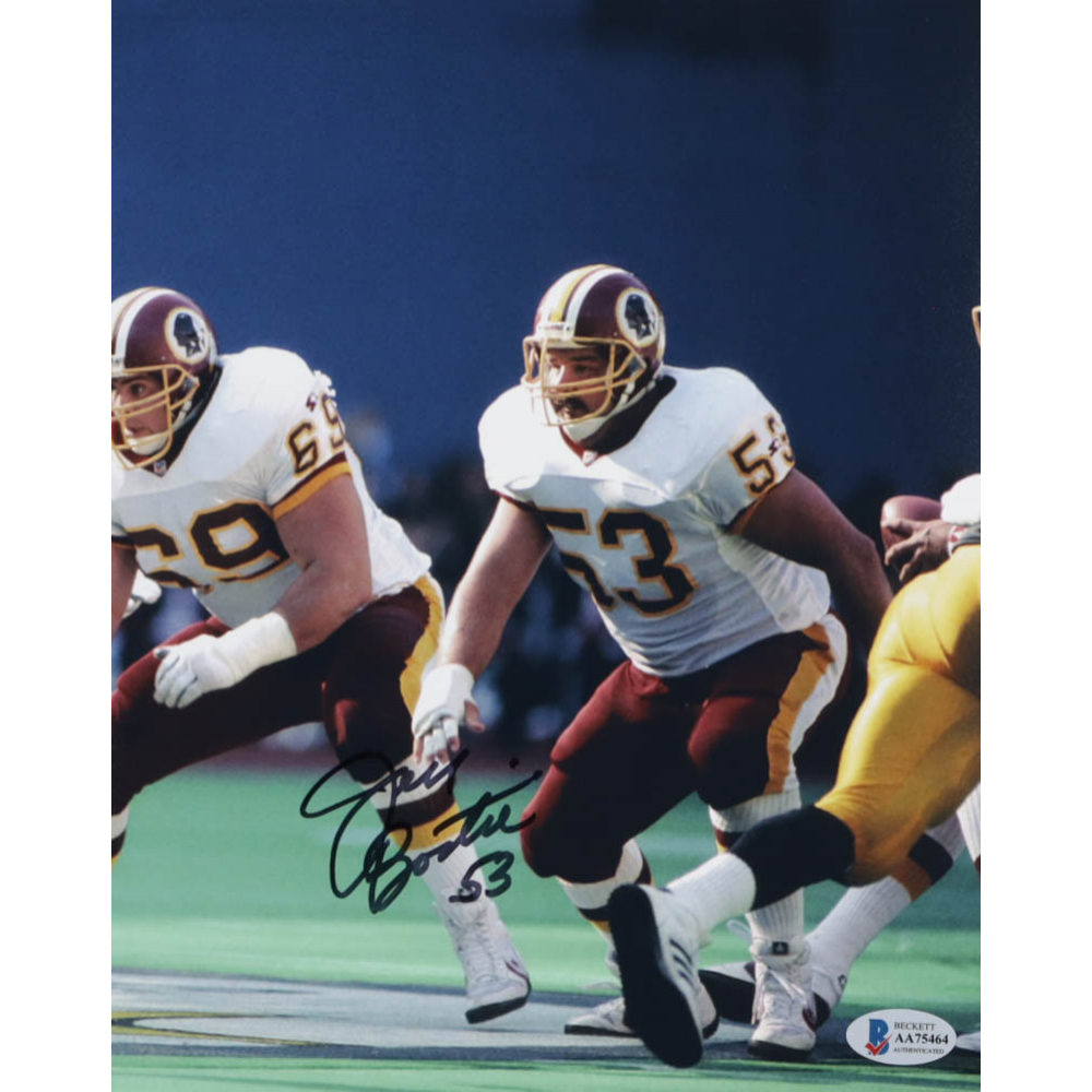 Jeff Bostic Signed Redskins 8x10 Photo (Beckett) | Pristine Auction