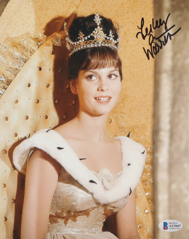 Lesley Ann Warren Signed Cinderella 8x10 Photo Beckett Pristine 6245