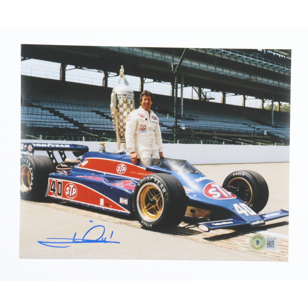 Mario Andretti Signed 8x10 Photo (Beckett) | Pristine Auction