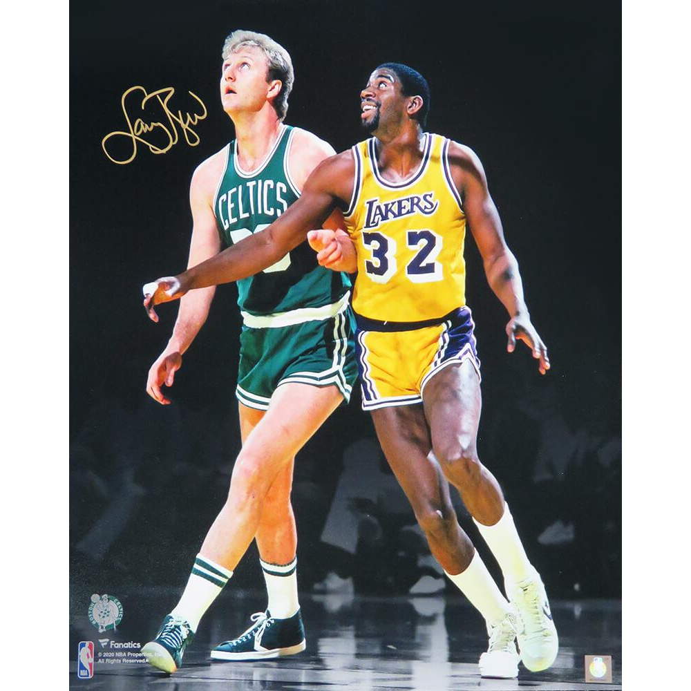 Larry Bird Signed Celtics 16x20 Photo (Schwartz & Bird) | Pristine Auction