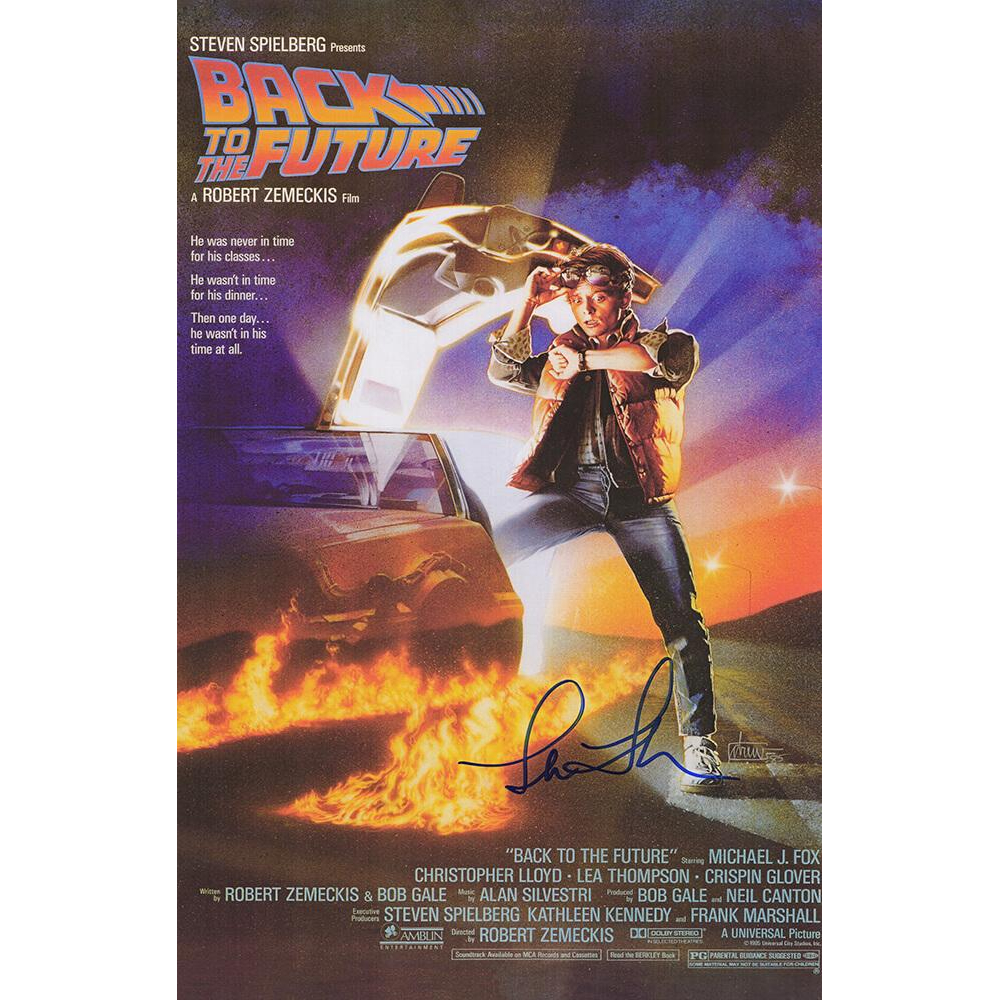 Lea Thompson Signed "Back To The Future" 11x17 Movie Poster (Schwartz ...