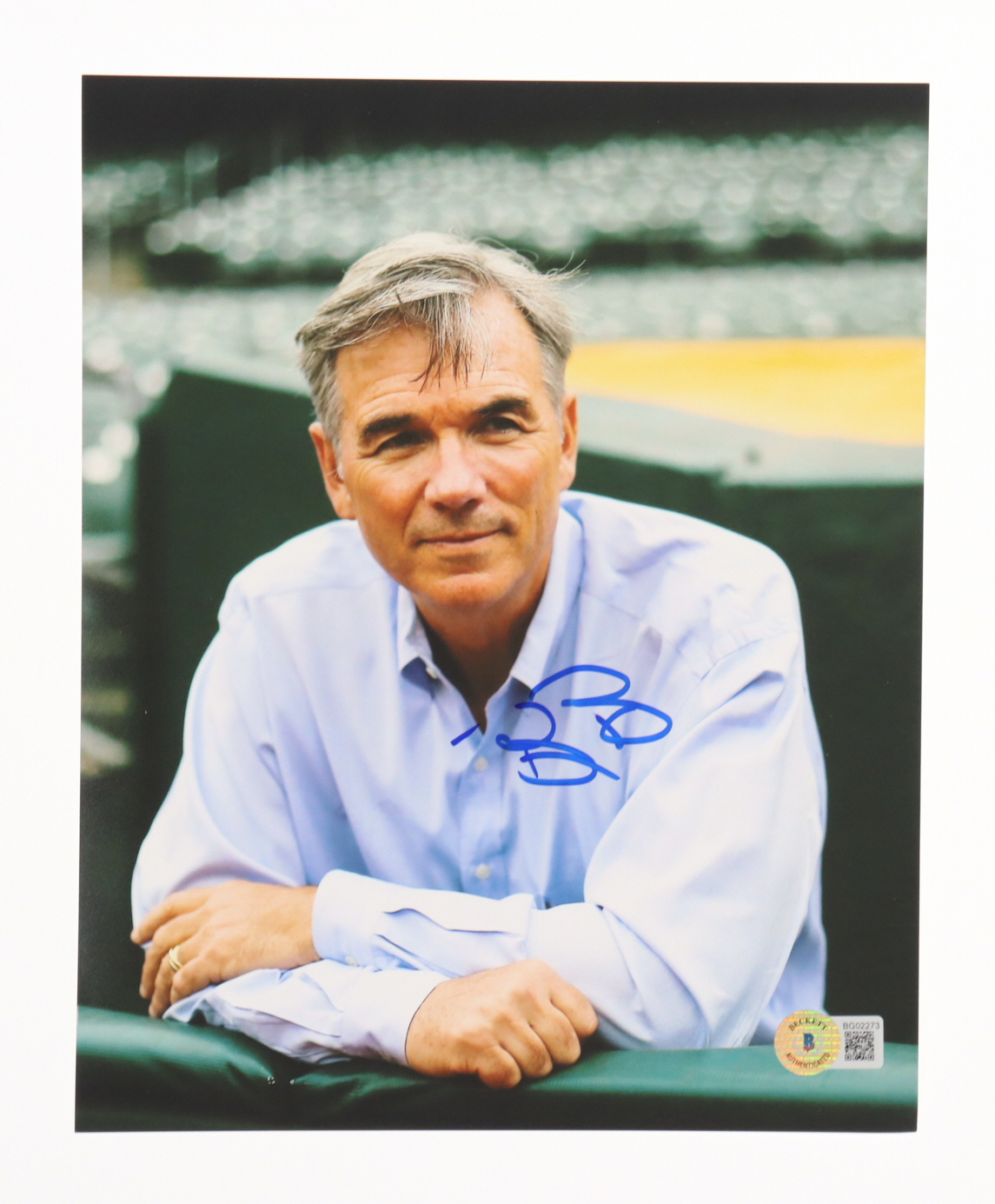 Billy Beane Signed Athletics 8x10 Photo (Beckett) | Pristine Auction