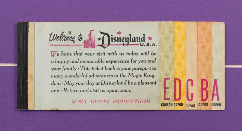 Walt Disney's Disneyland 1955 Opening & Dedication Ceremony 15x26 ...